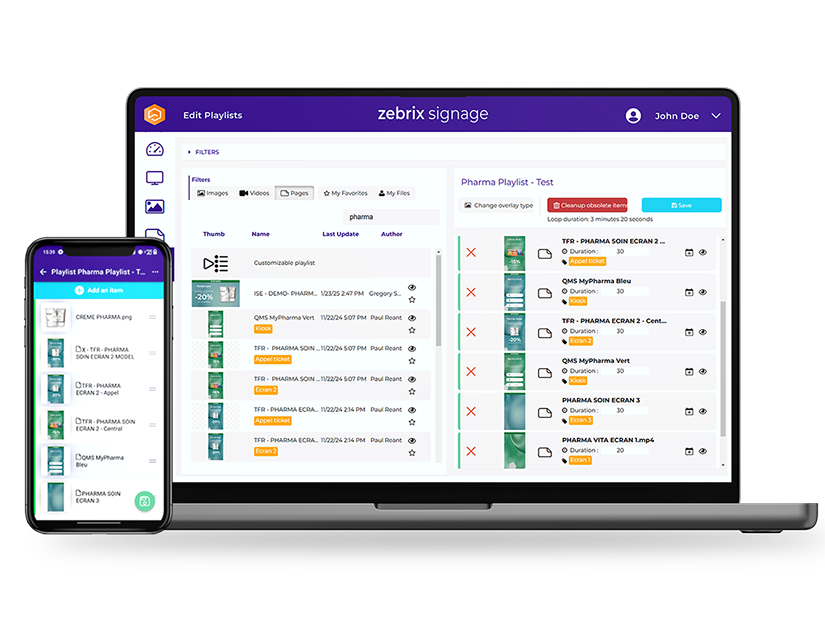 Solution d'affichage dynamique facile et puissante